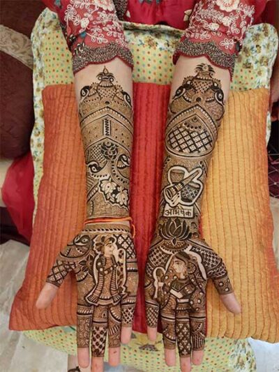 10 Beautiful Front Hand Mehndi Designs