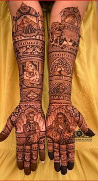 Stylish Mehndi Designs by Mehandi Artist in Delhi